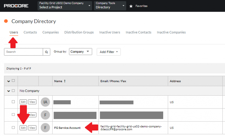 Setting Up Facility Grid Issues Log Synchronization with Procore. – Facility Grid Knowledge Base