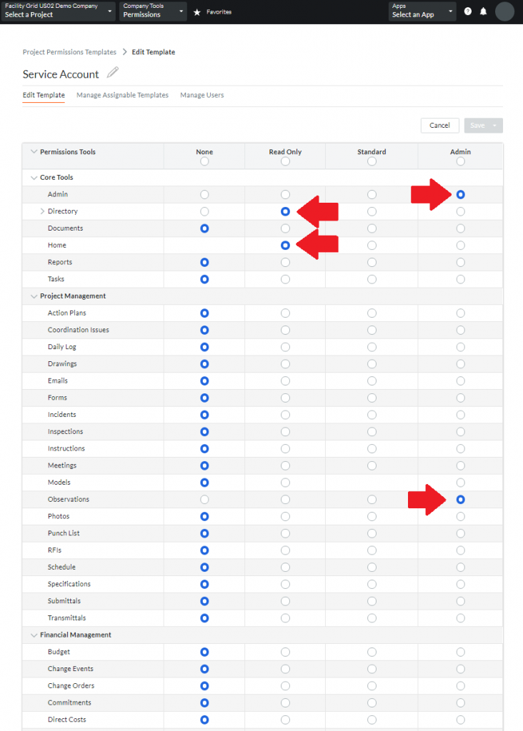 Setting Up Facility Grid Issues Log Synchronization with Procore. – Facility Grid Knowledge Base