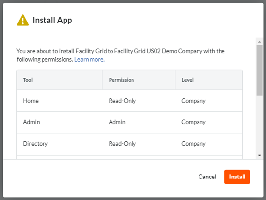 Setting Up Facility Grid Issues Log Synchronization with Procore. – Facility Grid Knowledge Base