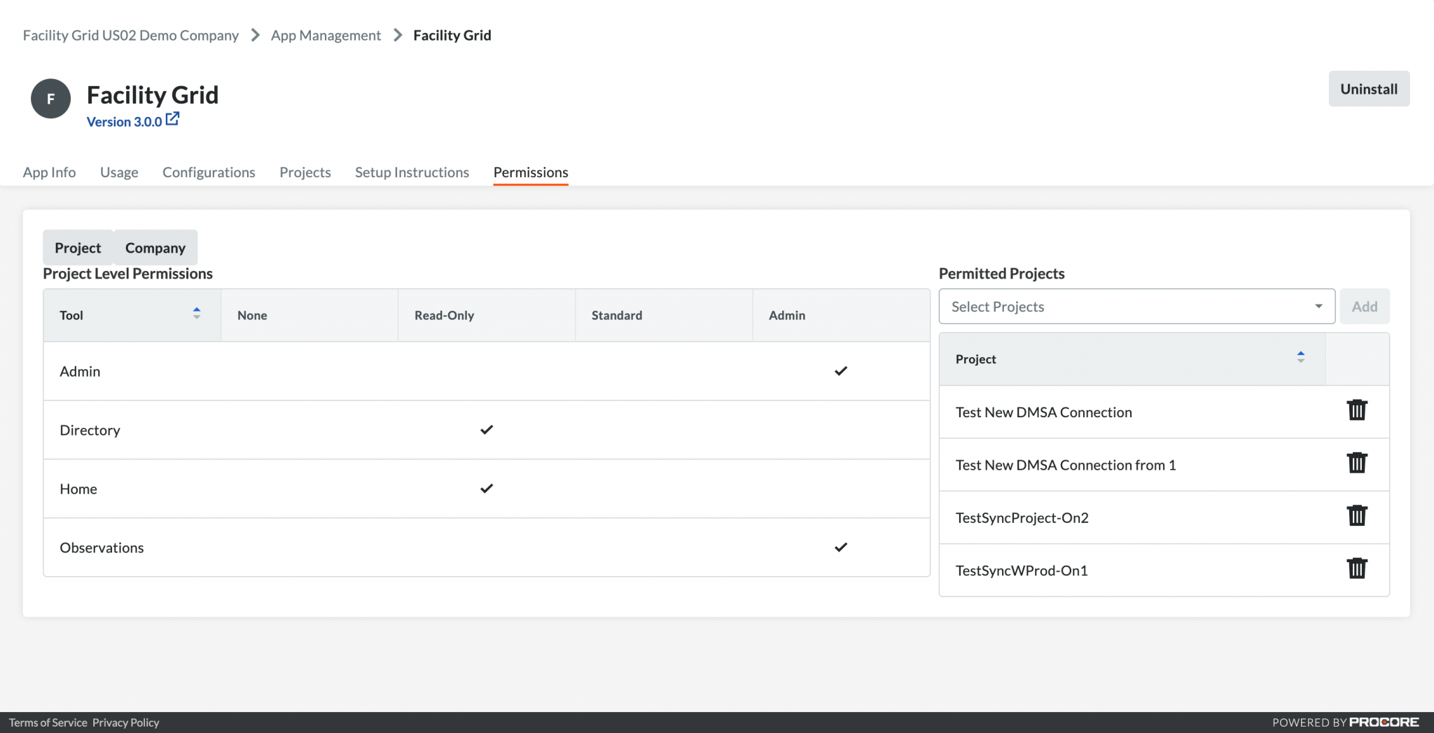 Setting Up Facility Grid Issues Log Synchronization with Procore ...