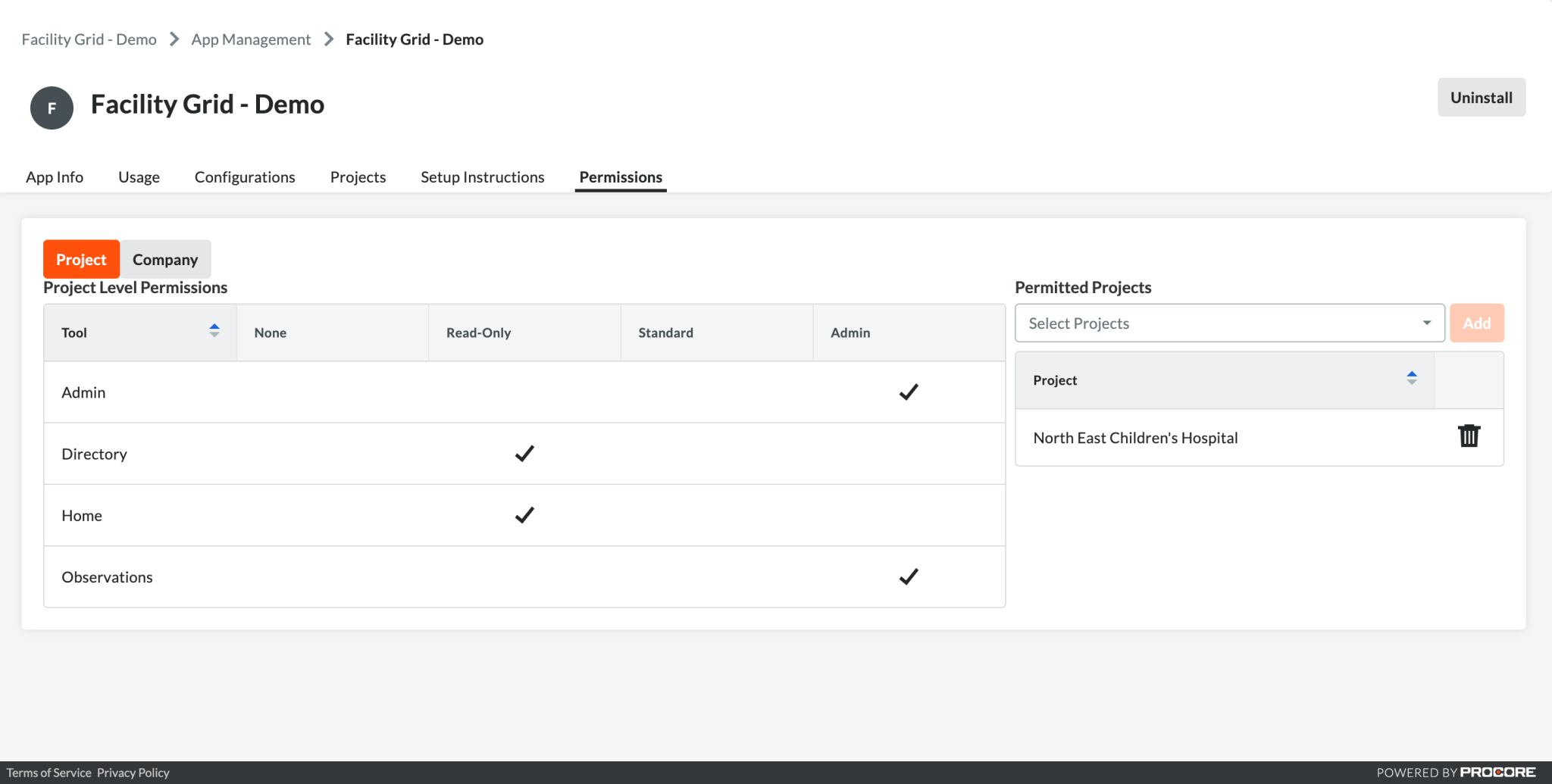 Setting Up Facility Grid Issues Log Synchronization with Procore ...